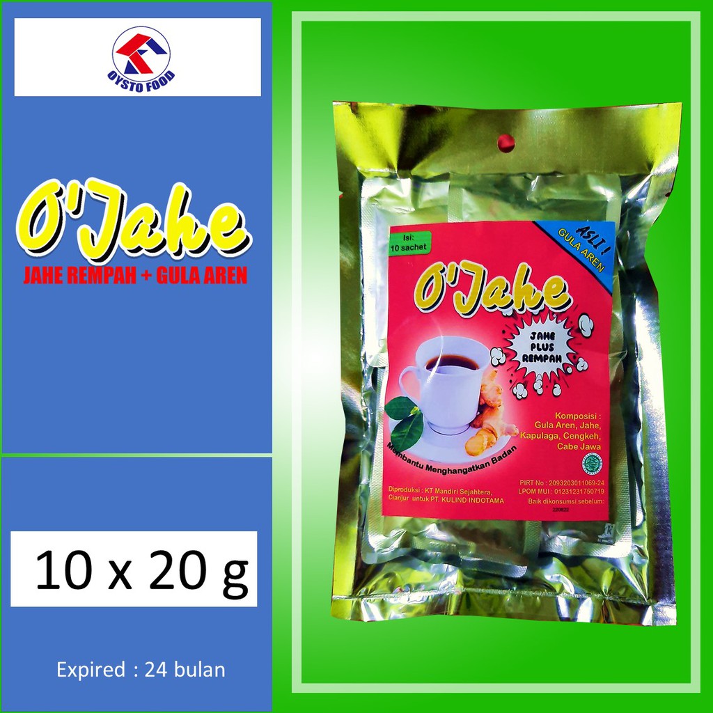 Jual Wedang jahe OJahe sachet | Shopee Indonesia