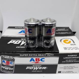 Jual baterai abc size C batre abc super power tipe C batteries ...