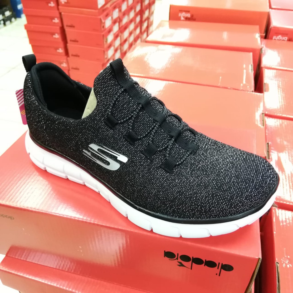 Jual Sepatu Wanita Skechers Slip On Hitam blink | Shopee Indonesia