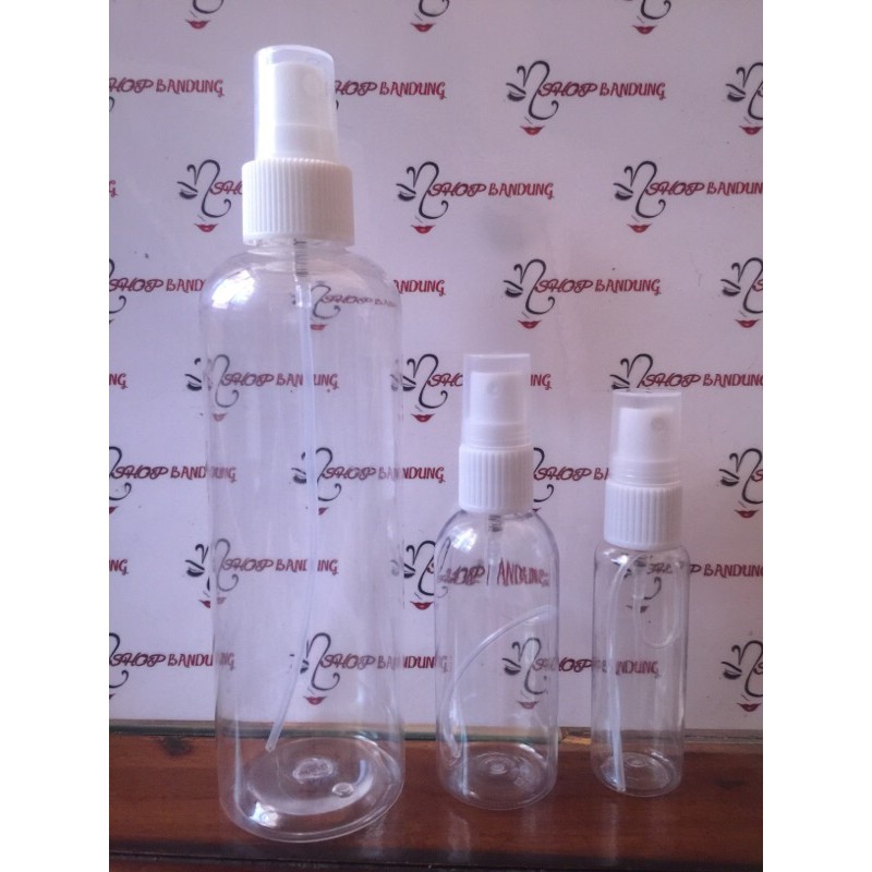 Jual botol spray plastik ukuran 250,60,30ml | Shopee Indonesia