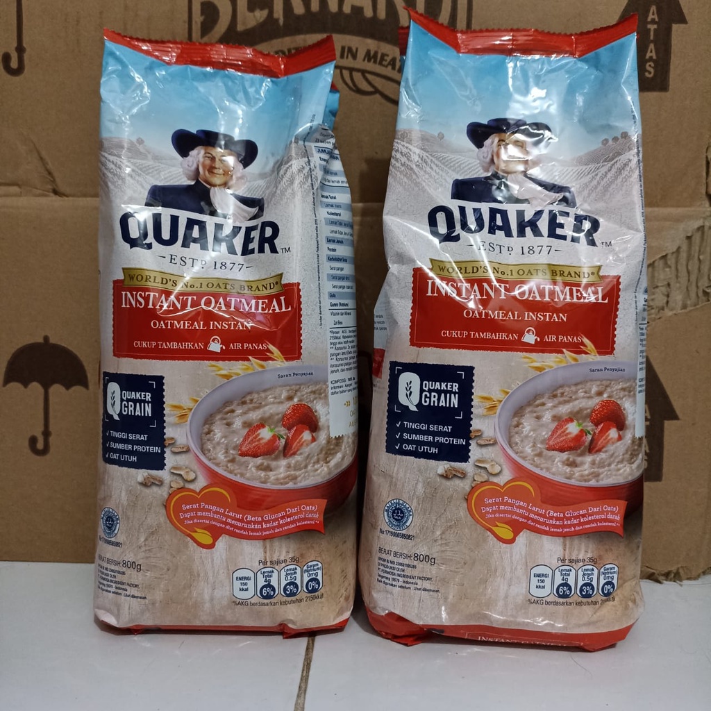 Jual Quaker Instant Oatmeal 800gr | Shopee Indonesia