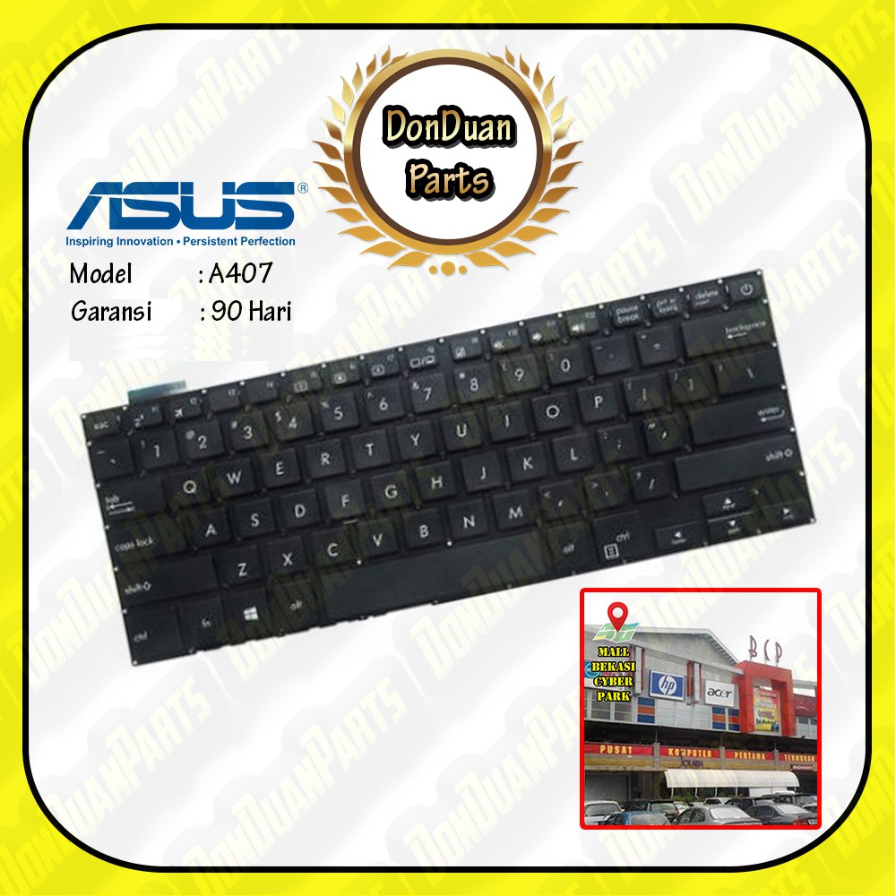 Jual Keyboard Asus A407 A407M A407MA A407U A407UA A407UB A407UF ...