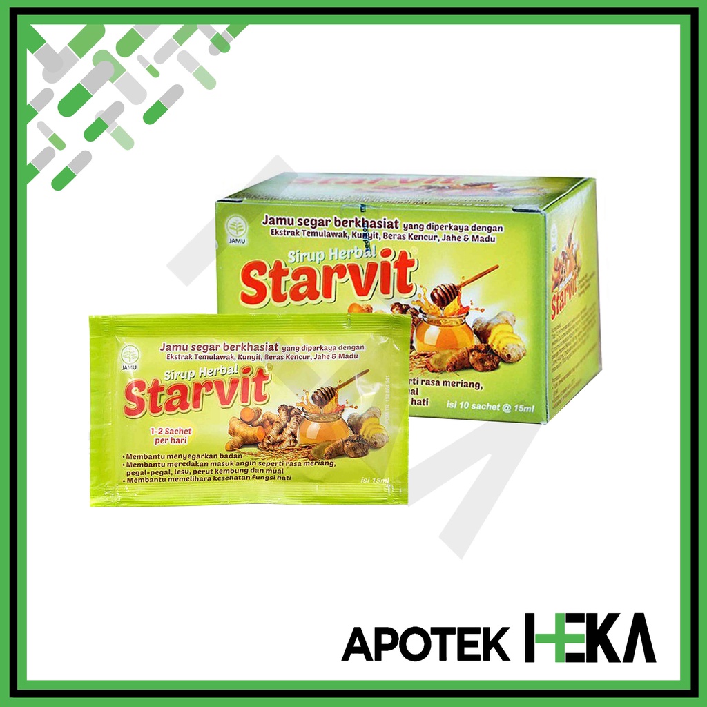 Jual Starvit Herbal Jahe, Temulawak, Madu Box isi 10 Sachet - Masuk ...