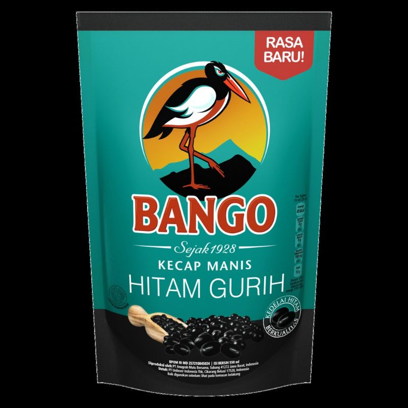 Jual BANGO Kecap Manis Hitam Gurih 550ml | Shopee Indonesia