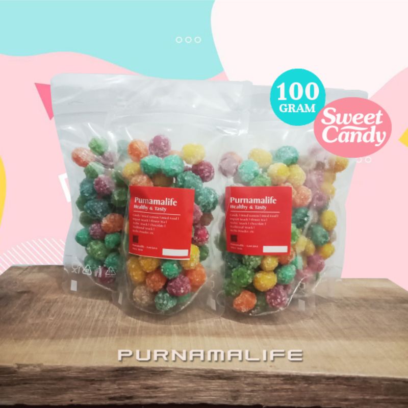 Jual Permen jadul buah mix taburan gula | Shopee Indonesia