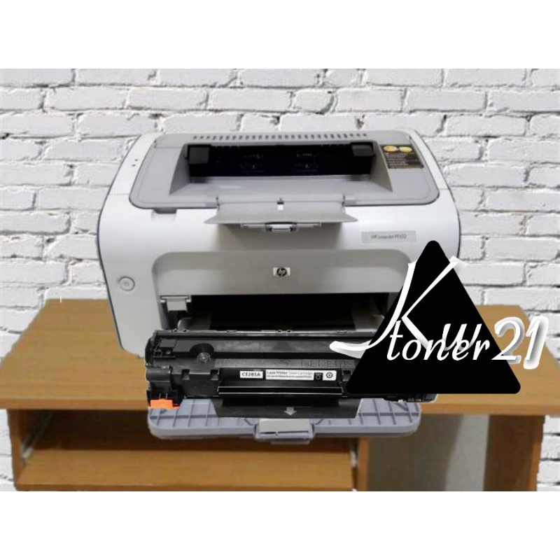 Jual printer hp LaserJet p1102 monochrome second normal siap pakai lengkap kabel inclute ...