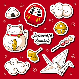Jual Stiker Aesthetic Japanese Sticker Tumblr Aesthetic Symbols ...