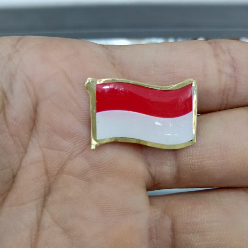 Jual pin bendera merah putih berkibar | Shopee Indonesia