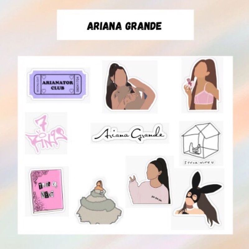 Jual ariana grande stickers | stickers aesthetic sticker ariana grande ...