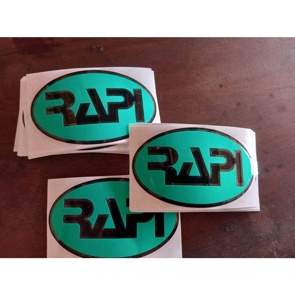 Jual STICKER CUTTING LOGO RAPI UKURAN 9 X 5 CM Indonesia|Shopee Indonesia
