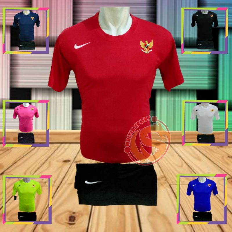 Jual Baju Futsal Jersey Timnas Indonesia Garuda Setelan Kaos Bola | Shopee Indonesia
