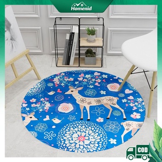 Jual Homenid Karpet Lantai Bulat Permadani Minimalis Modern Bulat Ruang ...