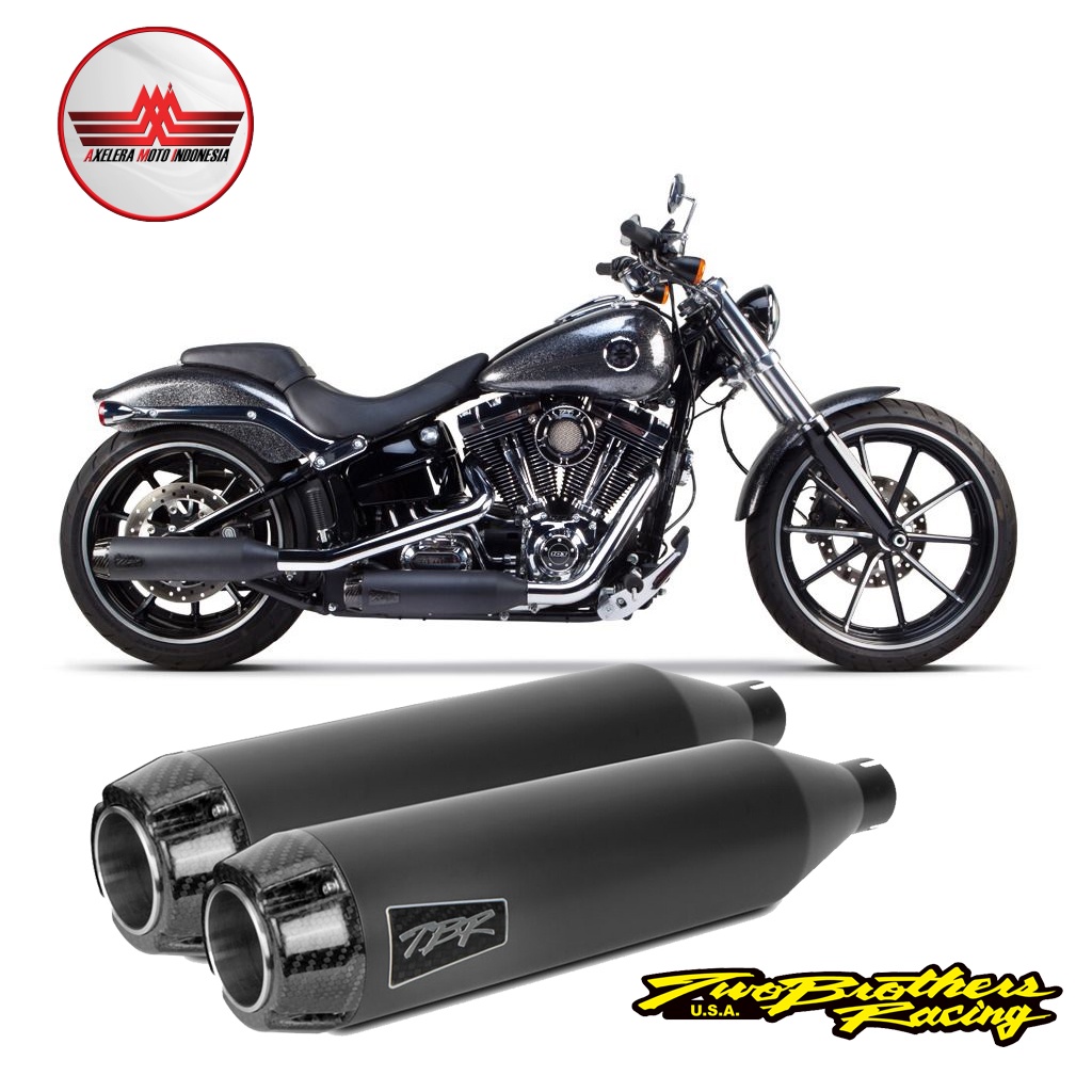 Jual Two Brothers Racing Knalpot Dual Shorty Slip On Exhaust Mufflers ...
