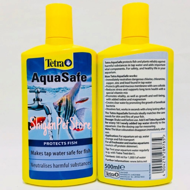 Jual Tetra Aqua Safe 500 ml / AquaSafe 500ml | Shopee Indonesia