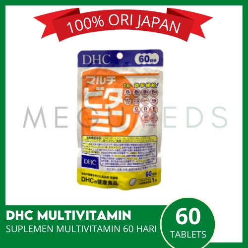 Jual DHC MULTIVITAMIN 60 DAYS - SUPLEMEN MULTIVITAMIN JEPANG 100% ...