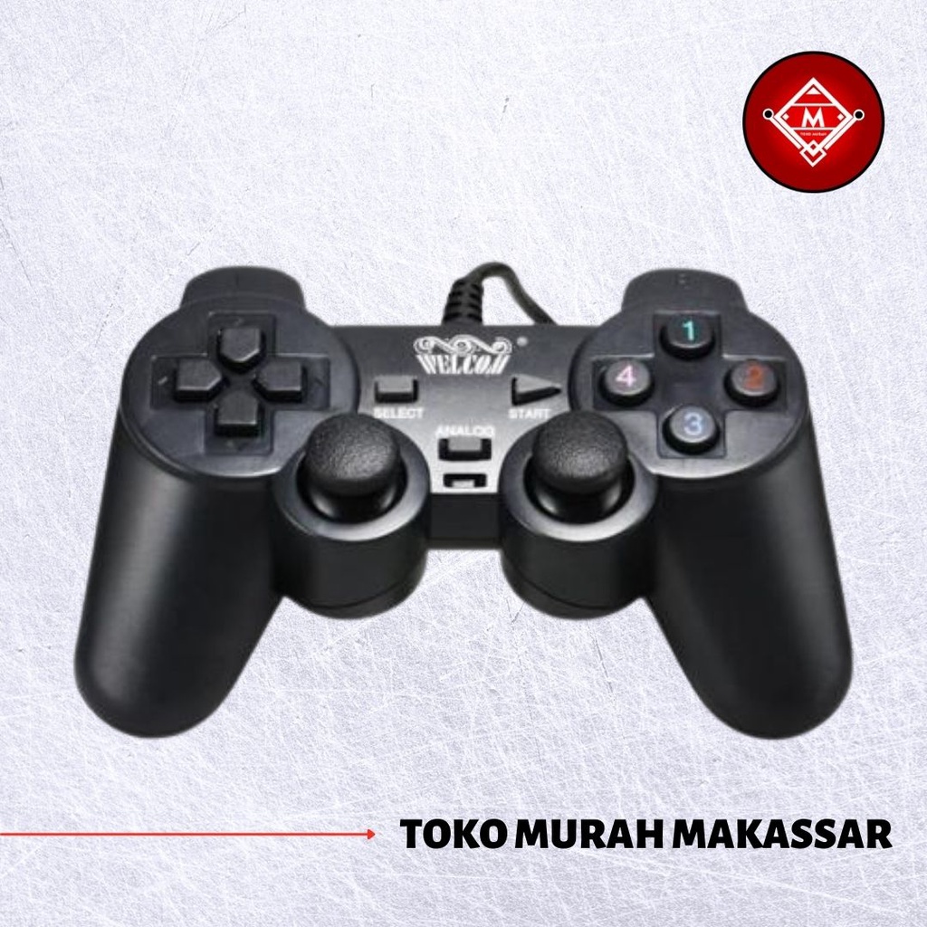 Jual GAMEPAD M-TECH SINGLE GETAR HITAM 830S / GAMEPAD M-TECH 830S ...