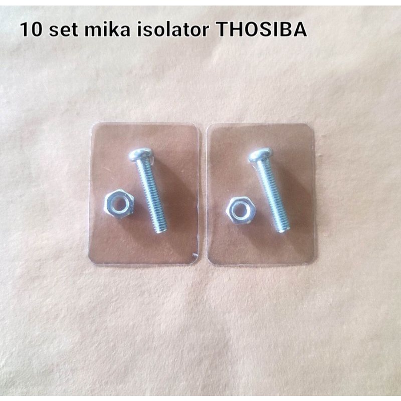 Jual 10 psc baut + mika isolator TOSHIBA 2SA1943 / 2SC 5200 | Shopee ...