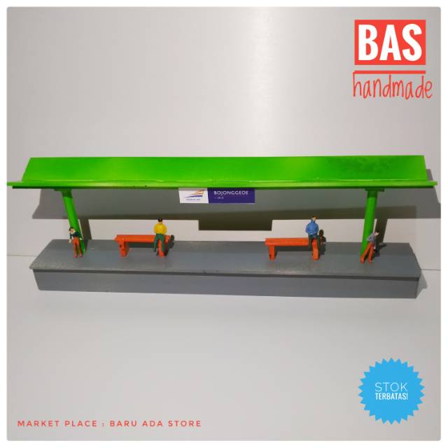 Jual Promo Miniatur Peron Stasiun Kereta Api KRL Maket Kereta Api ...