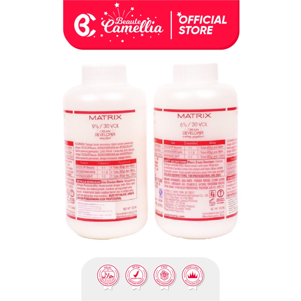 Jual Matrix Cream Developer (Mini Oxydant) 135ml | Shopee Indonesia