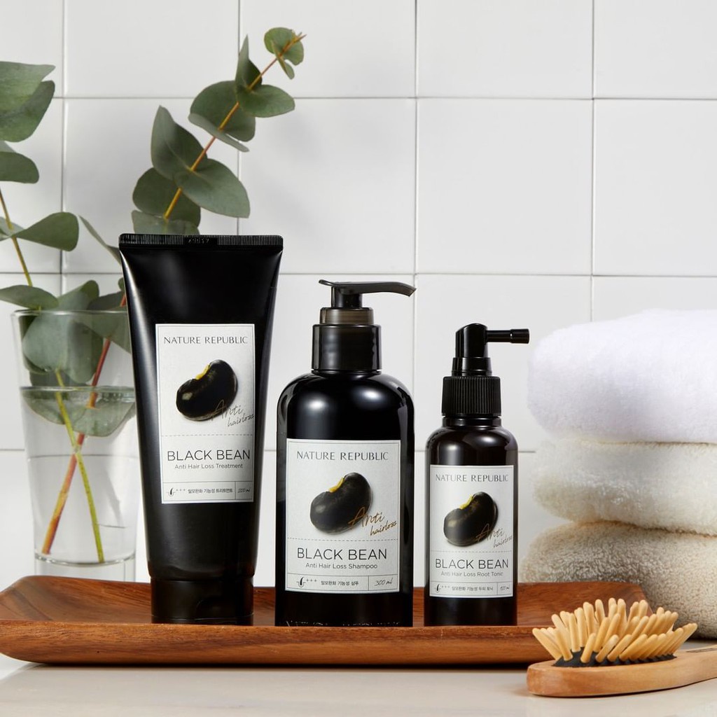 Jual KIM SHOP - NATURE REPUBLIC Black Bean Anti Hair Loss Shampoo ...