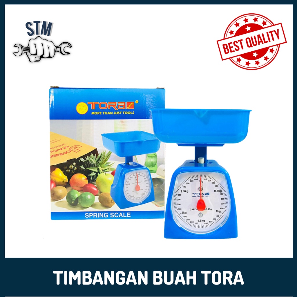 Jual TIMBANGAN BUAH TORA / SPRING SCALE 2KG 3KG | Shopee Indonesia