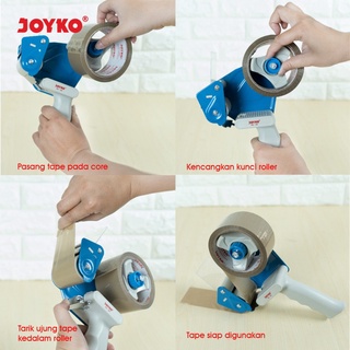 Jual DISPENSER TAPE LAKBAN 2 INCH JOYKO TD-2H - DISPENSER LAKBAN GAGANG ...