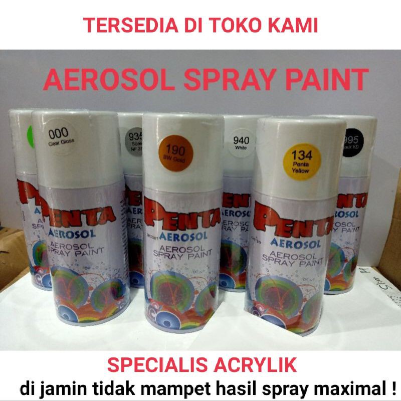 Jual AEROSOL SPRAY PAINT CAT SEMPROT PYLOX CAT ACRILIK 300 ML | Shopee ...