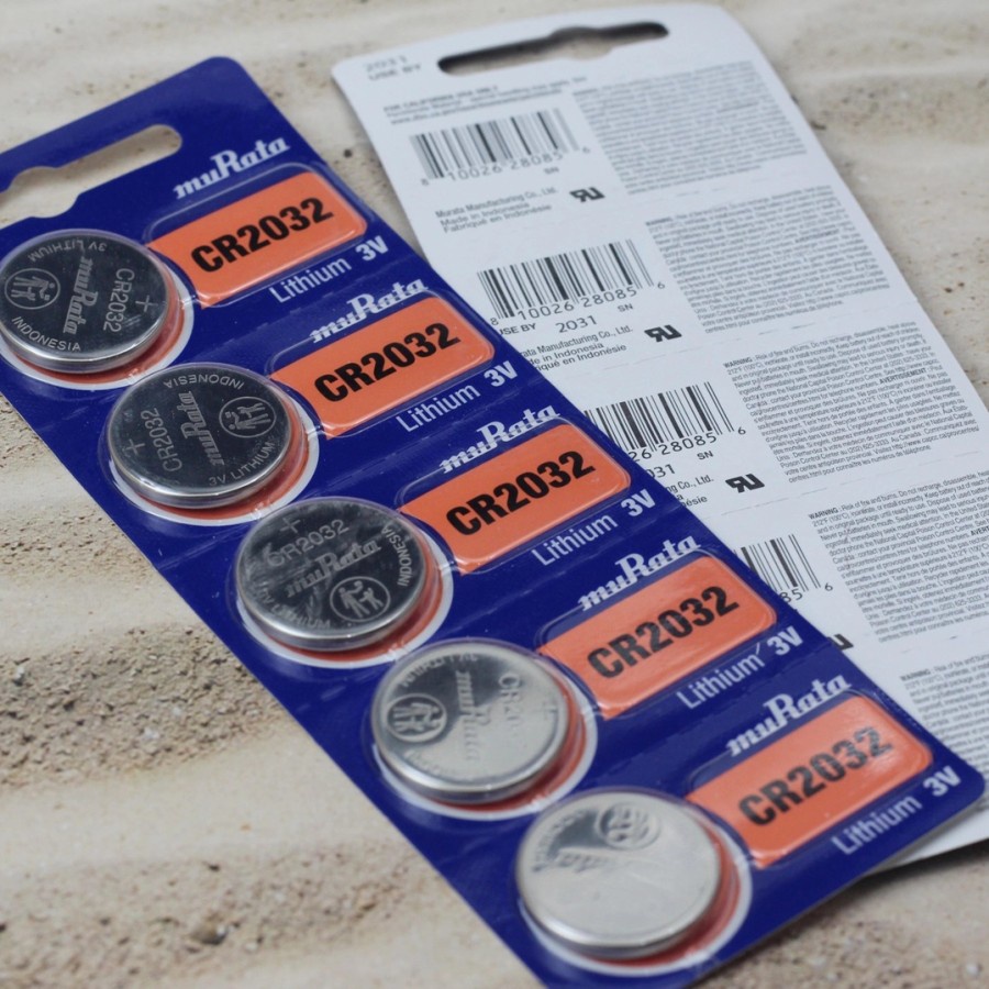 Jual Battery MURATA CR2032 2016 2025 Lithium 3V Baterai 2032 Jam Tangan,Timbangan dll | Shopee ...