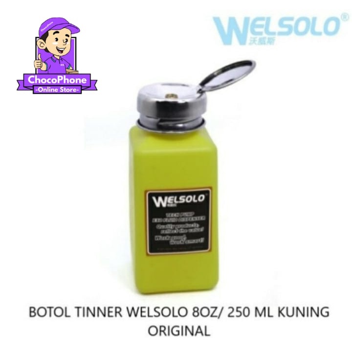 Jual Botol Tinner Welsolo 8oz 250ml Original Tempat Tiner | Shopee Indonesia