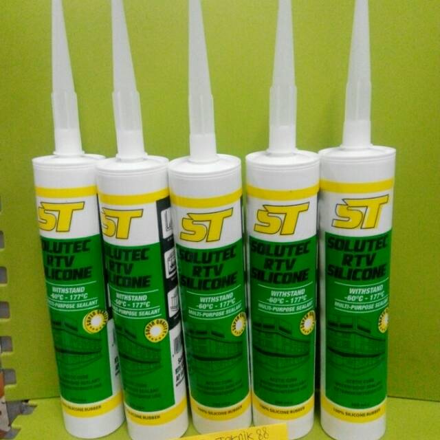 Jual lem kaca warna putih solutec rtv warna putih / Sealant Solutec RTV ...