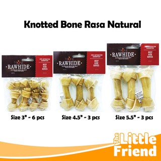 Jual Snack Tulang-Tulangan Gigitan Anjing Knot Bone Rasa Natural ...