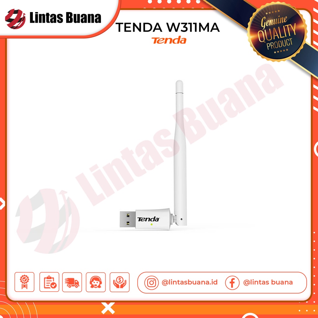 Jual Wireless Adapter TENDA W311MA Antenna Wifi Dongle | Shopee Indonesia