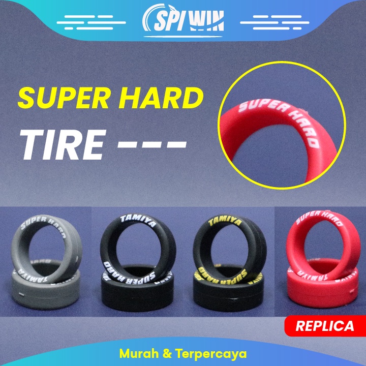 Jual Ban Tamiya SUPER HARD Karet Rep Tamiya Tires / Ban M Medium ...