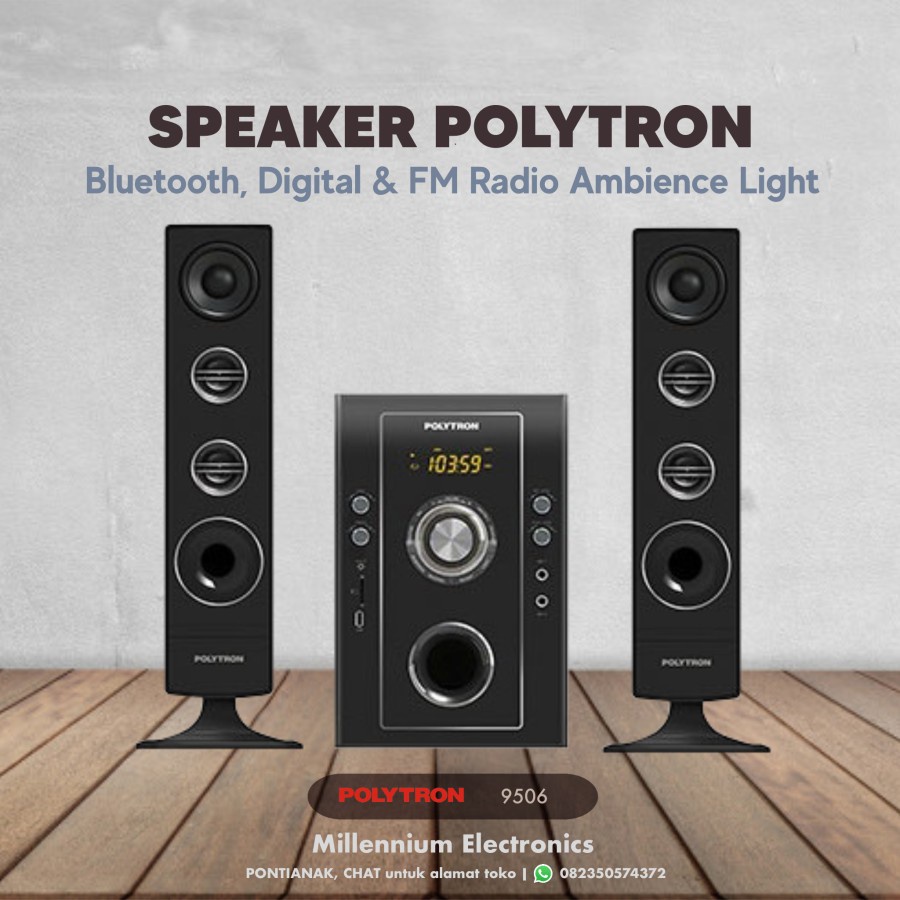 Jual POLYTRON SPEAKER AUDIO PMA 9526 pengganti PMA9506 SUPER BASS USB BLUETOOTH | Shopee Indonesia