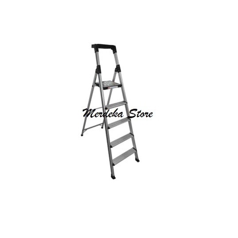 Jual KRISBOW TANGGA PEGANGAN ALUMINIUM 5 STEP / STEPLADDER TOOL TRAY 5 ...