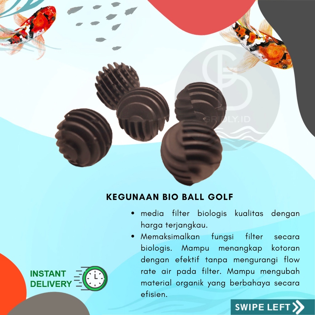 Jual BIO BALL BIOBALL BIO GOLF RAMBUTAN BULAT BOLA FILTER BIOLOGIS ...