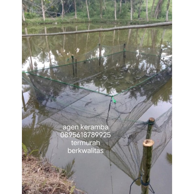 Jual keramba ikan 3m x 9m x 2m Keramba ikan siap pakai kerambah ikan ...