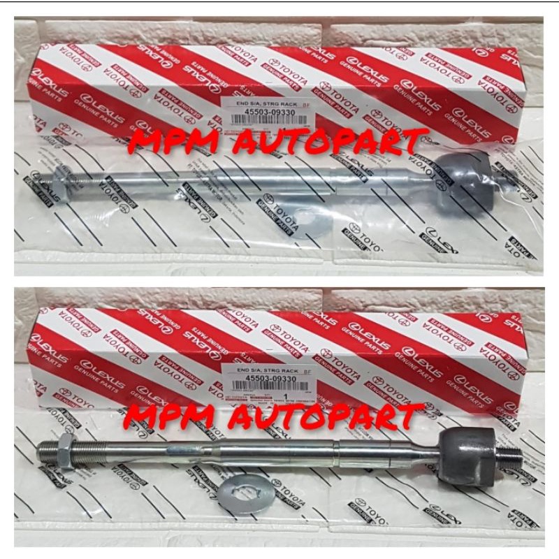 Jual long tie rod rack end inova innova fortuner hilux 45503-09330 ...