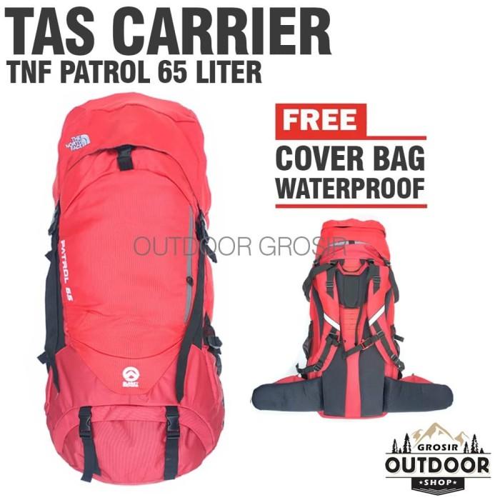Jual Tas Gunung Tas Carrier Tnf Patrol 65 Liter+Coverbag 60 Liter - Tas ...