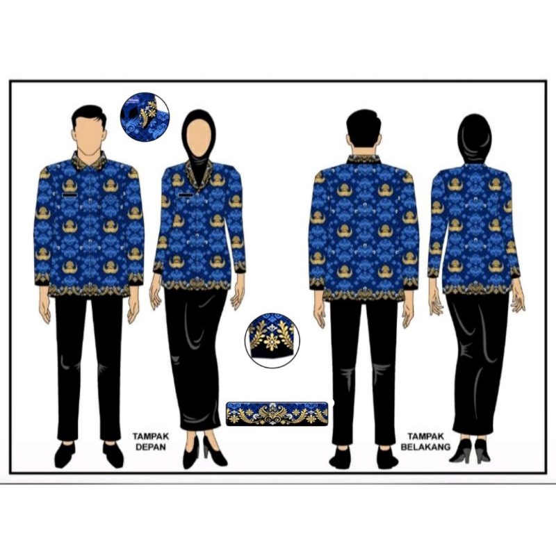 Jual SERAGAM KORPRI TERBARU 2022 | KEMEJA BATIK KORPRI | SERAGAM PNS TERMURAH | Shopee Indonesia
