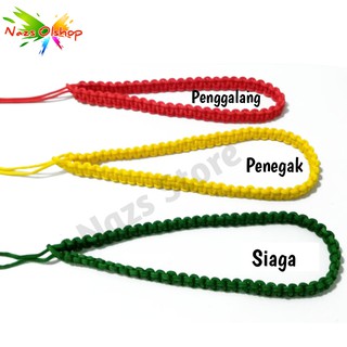 Jual Tali Kur + Pluit Pramuka Penegak Warna Kuning Tingkat SMA grosir ...