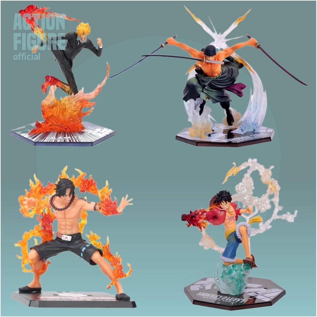 Jual Mainan Miniatur Action Figure Desain Model Anime Ukuran Besar Zoro ...