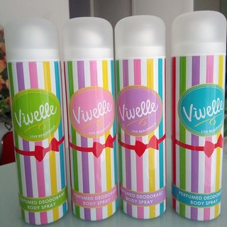 Jual Vivelle Perfumed Deodorant Body Spray 150ml | Shopee Indonesia