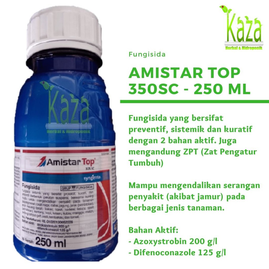 Jual Fungisida ZPT Amistar Top 325SC 250 ml Syngenta Amistartop ...