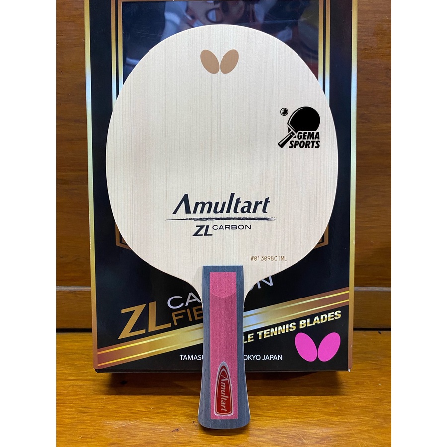 Jual Kayu Bet Tenis Meja Butterfly Amultart FL ZL Carbon Original | Shopee Indonesia