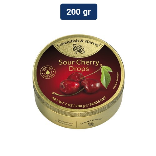 Jual Cavendish Harvey Permen Sour Cherry Drops 200 gr | Shopee Indonesia