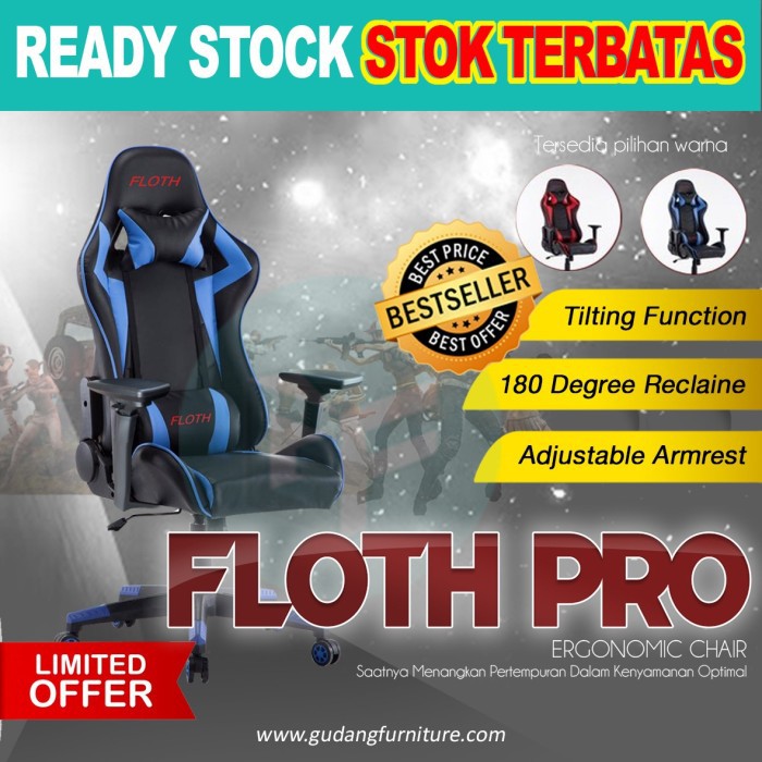 Jual Ready - Kursi Gaming / Bangku Gaming /Premium Quality Chair Floth ...