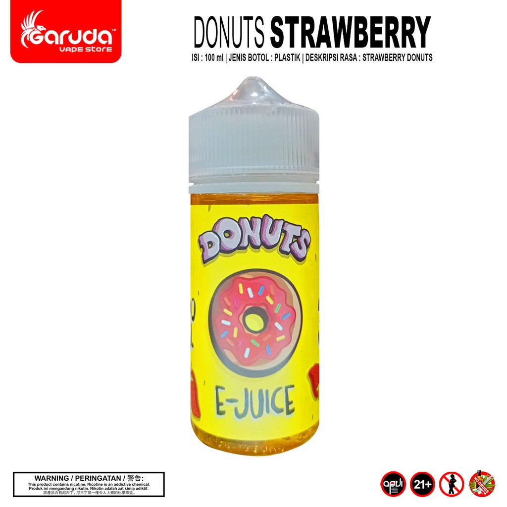 Jual Liquid Donuts Series EJM 100ml Bercukai | Shopee Indonesia