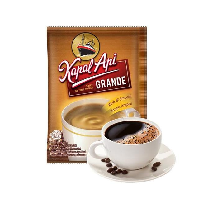 Jual Kopi Kapal Api Grande Java Latte Box 5 X 20 gram | Shopee Indonesia