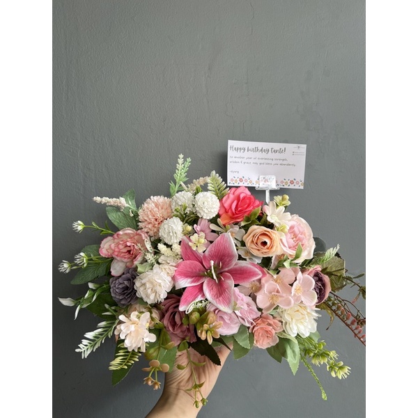 Jual BLOOM BOX / ARTIFICIAL BLOOM BOX / BUKET WISUDA / KADO WISUDA ...